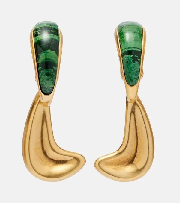 Khaite Cyclone 18kt -plated Drop Earrings - Gold