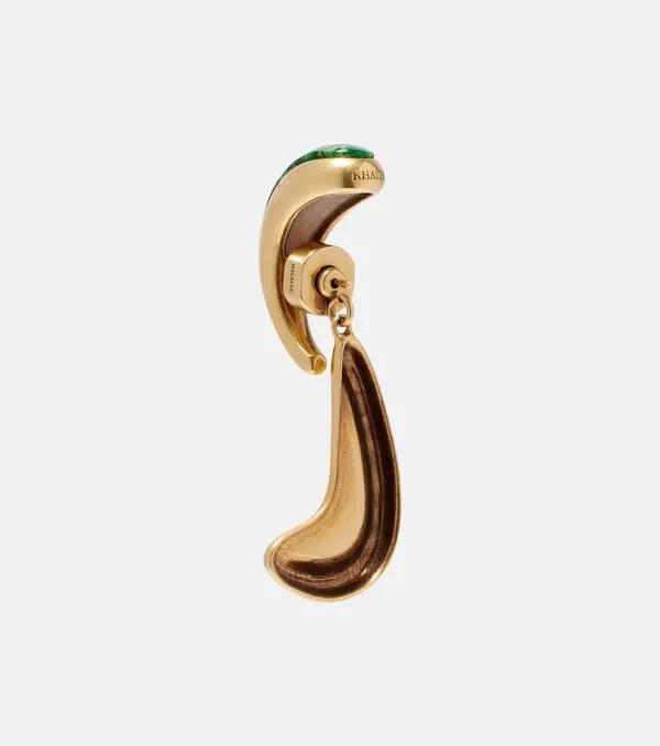 Khaite Cyclone 18kt -plated Drop Earrings