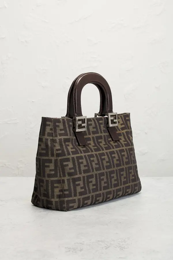 Fendi Zucca Tote Bag - Brown