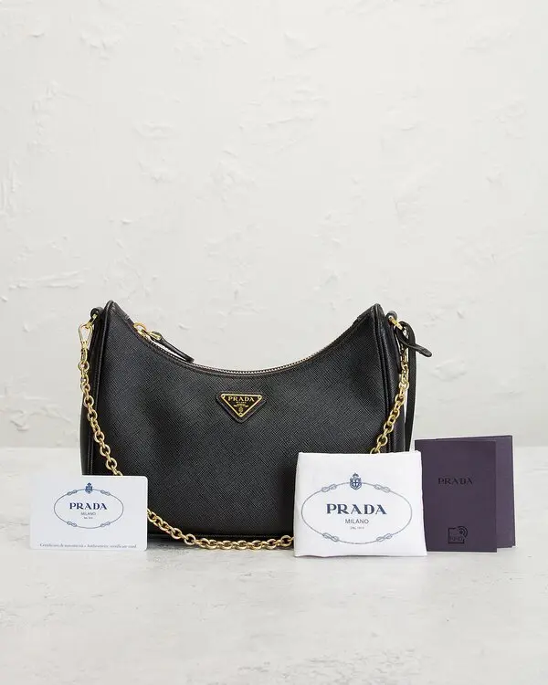 FWRD RENEW Prada Saffiano Re-edition 2005 Shoulder Bag
