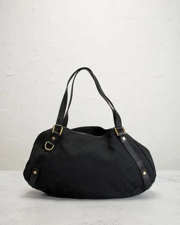 FWRD RENEW Gucci Abbey Tote Bag - Black
