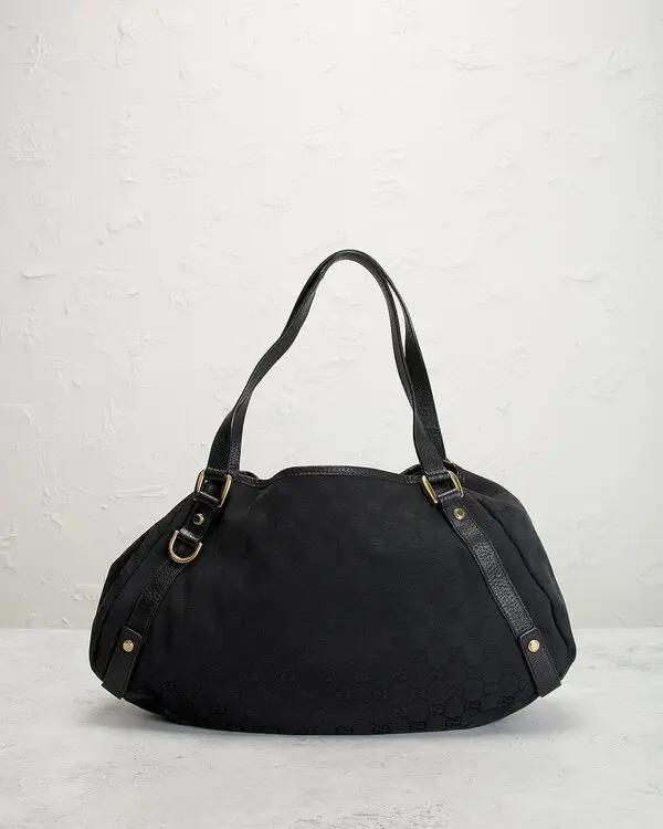 FWRD RENEW Gucci Abbey Tote Bag - Black