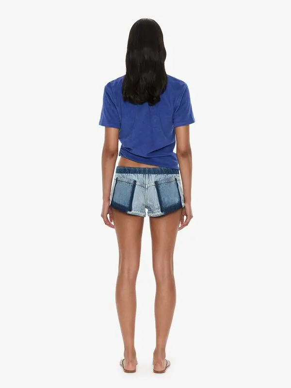 Christopher Esber Looped Back Orbit Tee - Indigo