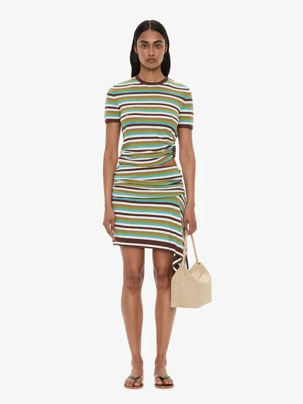 Christopher Esber Stripe Knit Orbit Tee
