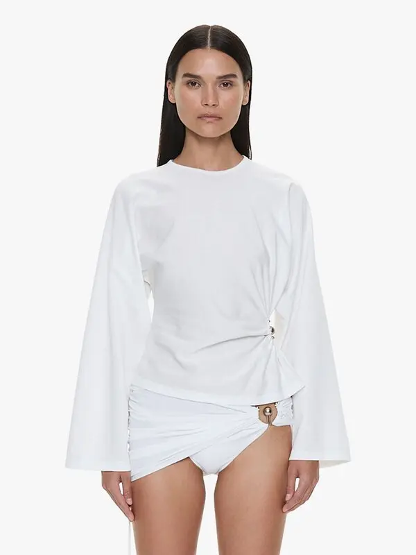 Christopher Esber Orbit Ruched Magyar Top