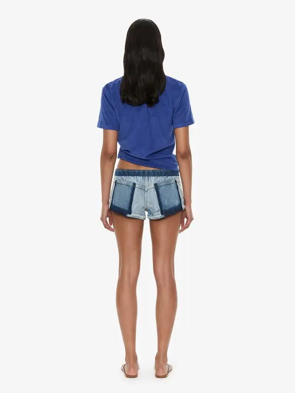 Christopher Esber Reconstruct Denim Micro Short - Indigo