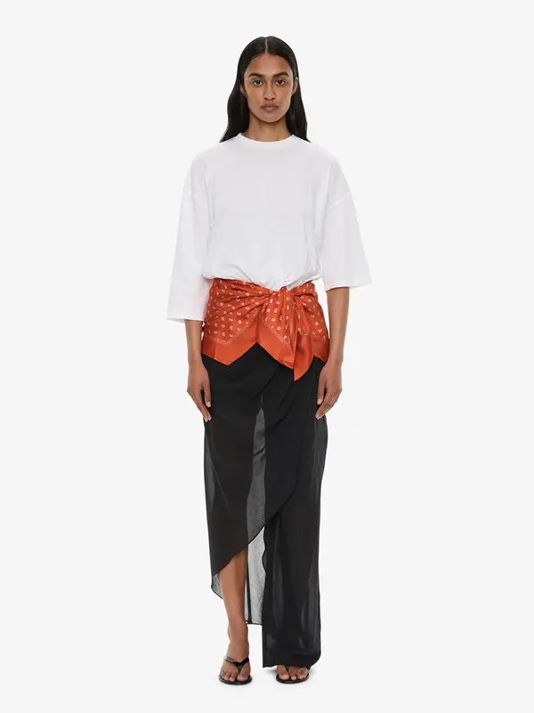 Christopher Esber Draped Skirt Cotton Trouser
