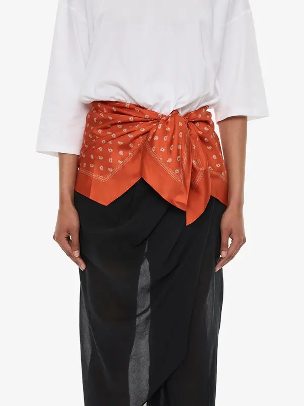 Christopher Esber Draped Skirt Cotton Trouser