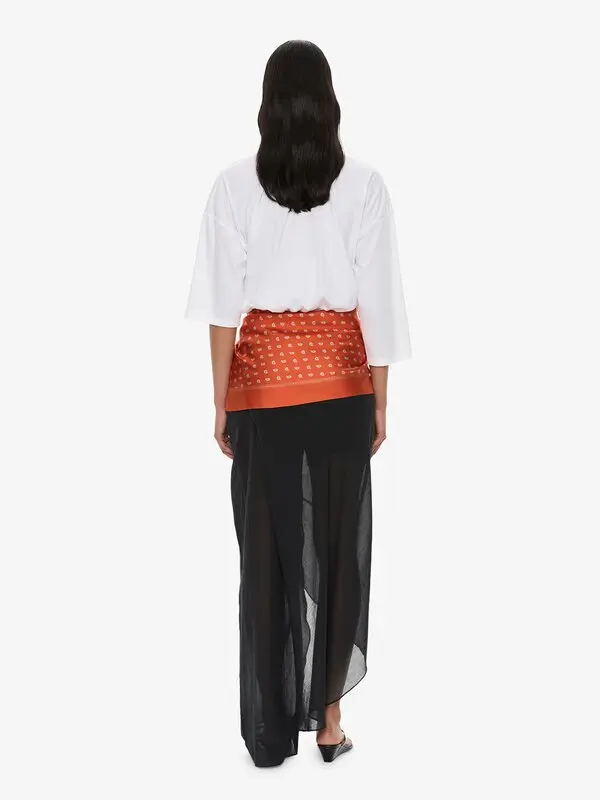 Christopher Esber Draped Skirt Cotton Trouser