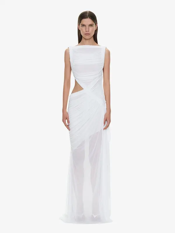 Christopher Esber Theia Squared Gown - White