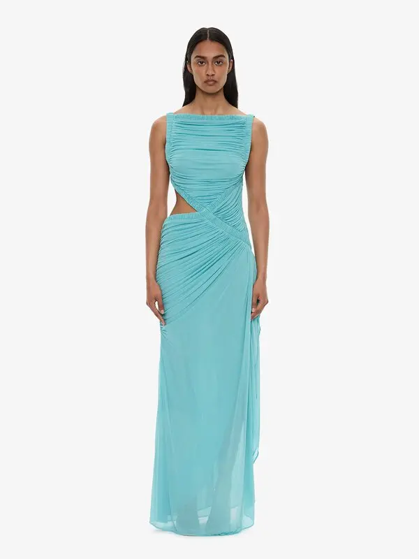 Christopher Esber Theia Squared Dress - Aqua