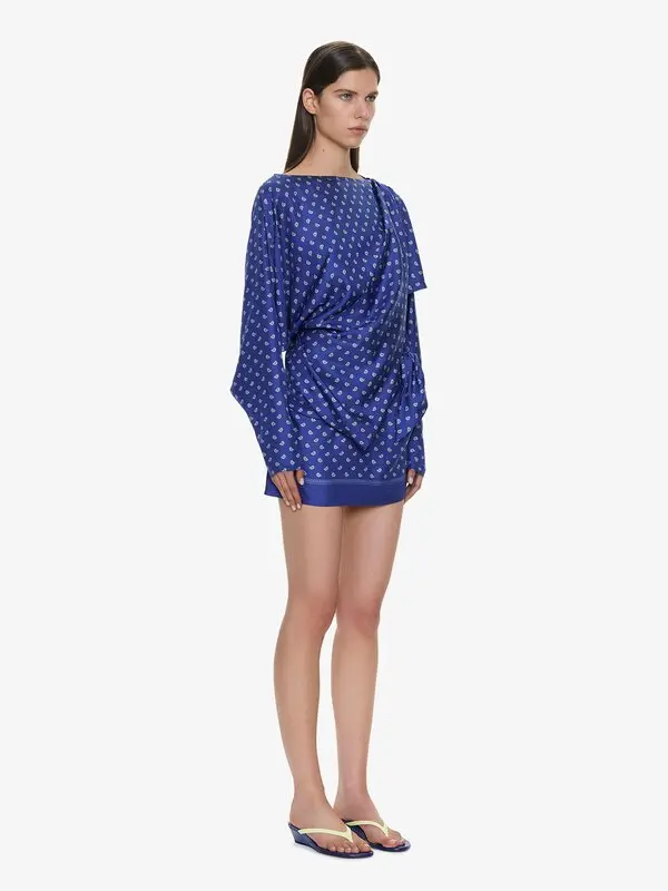 Christopher Esber Bandana Pareo Cutaway Dress