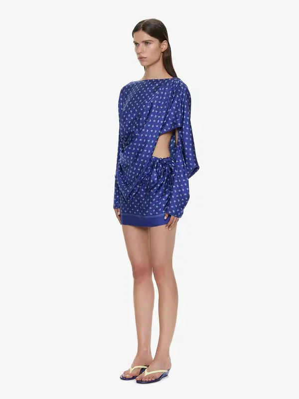Christopher Esber Bandana Pareo Cutaway Dress