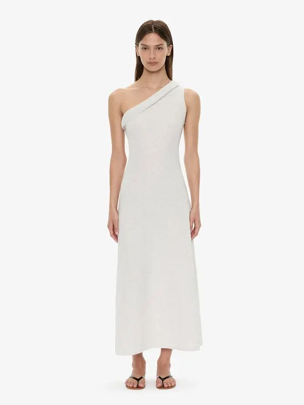 Christopher Esber Rolled Up Cutaway Tank Dress - Grey Marle