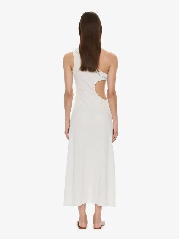Christopher Esber Rolled Up Cutaway Tank Dress - Grey Marle
