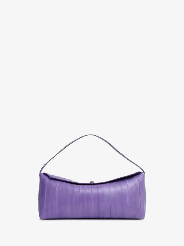 Christopher Esber Doba Quartz Turnlock Eel Shoulder Bag - Amethyst