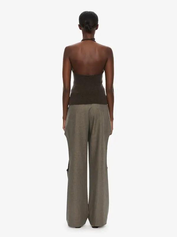 Christopher Esber Cashmere Halter Tank - Umber