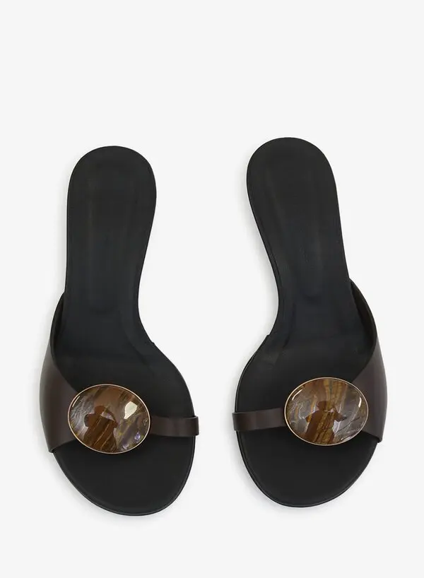 Christopher Esber Aura Quartz Kitten Mule