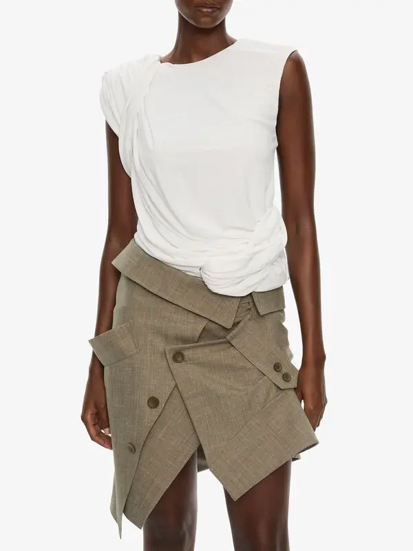 Christopher Esber Banyan Deconstructed Trench Skirt