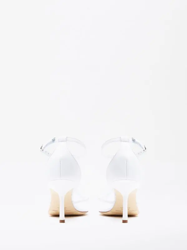 Christopher Esber T-bar Vapour Heel - White