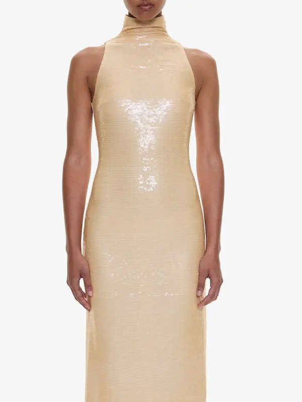 Christopher Esber Opaline Sequin Tank Gown