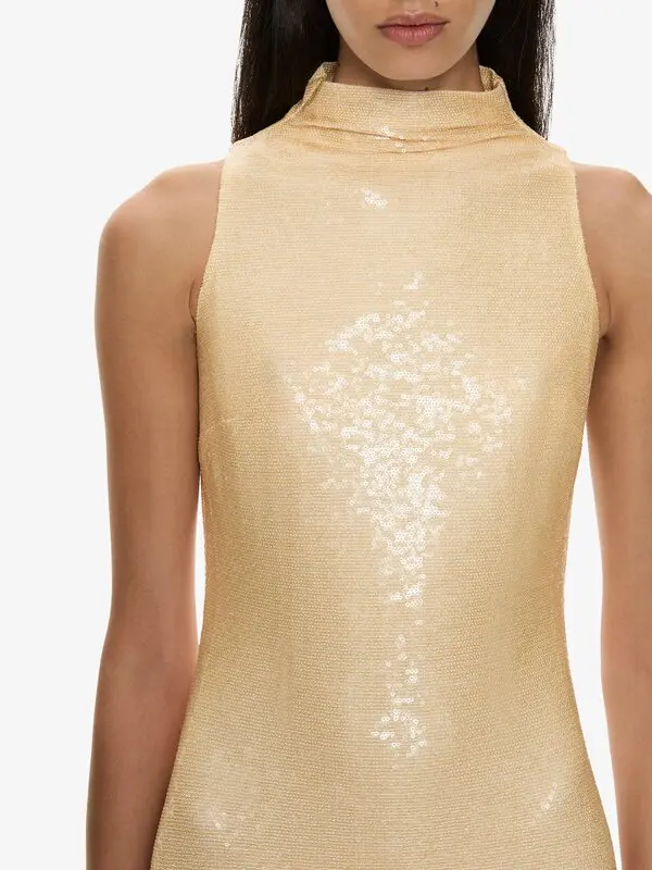 Christopher Esber Opaline Sequin Tank Gown