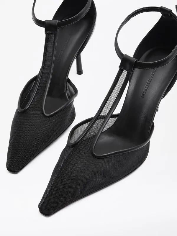 Christopher Esber T-bar Vapour Heel - Black