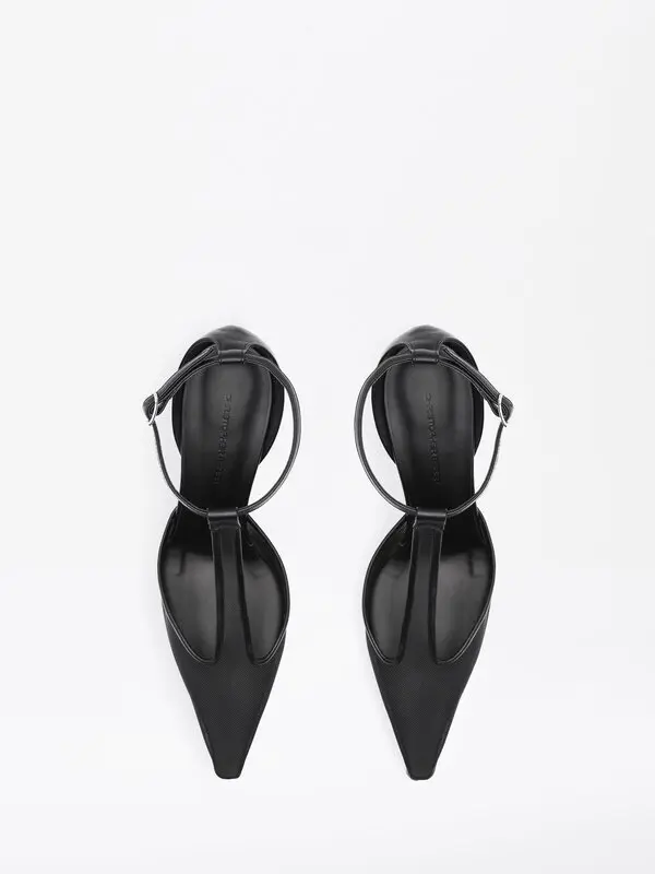 Christopher Esber T-bar Vapour Heel - Black