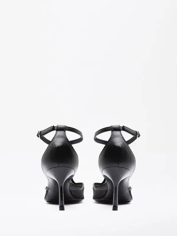 Christopher Esber T-bar Vapour Heel - Black