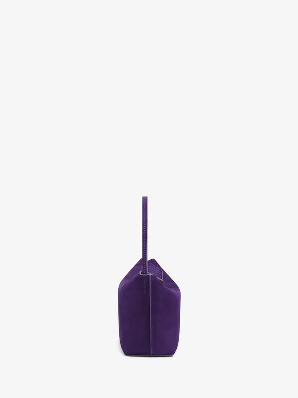 Christopher Esber Turnlock Suede Mini Bag - Iris