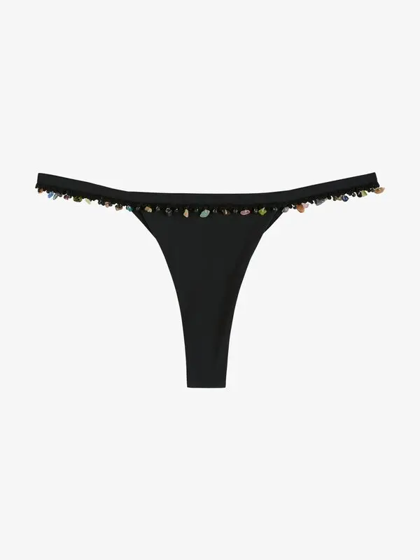 Christopher Esber Beach Quartz Minuscule Bikini Top - Black