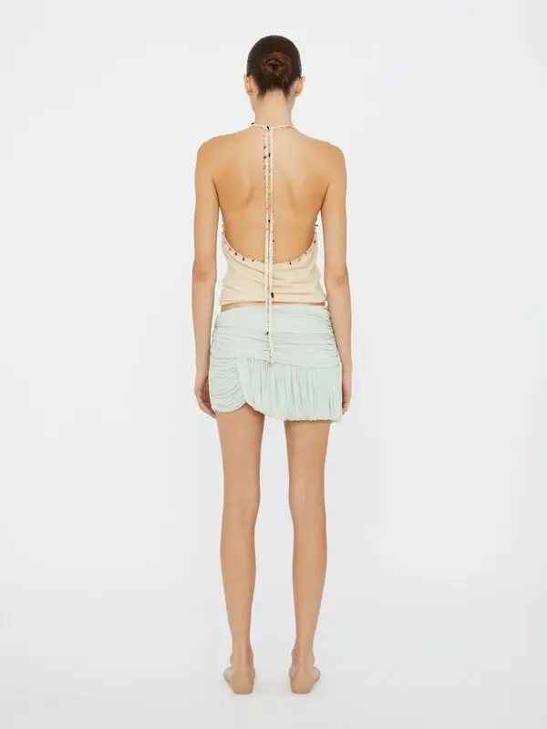 Christopher Esber Beach Quartz Halter Tank - Bone
