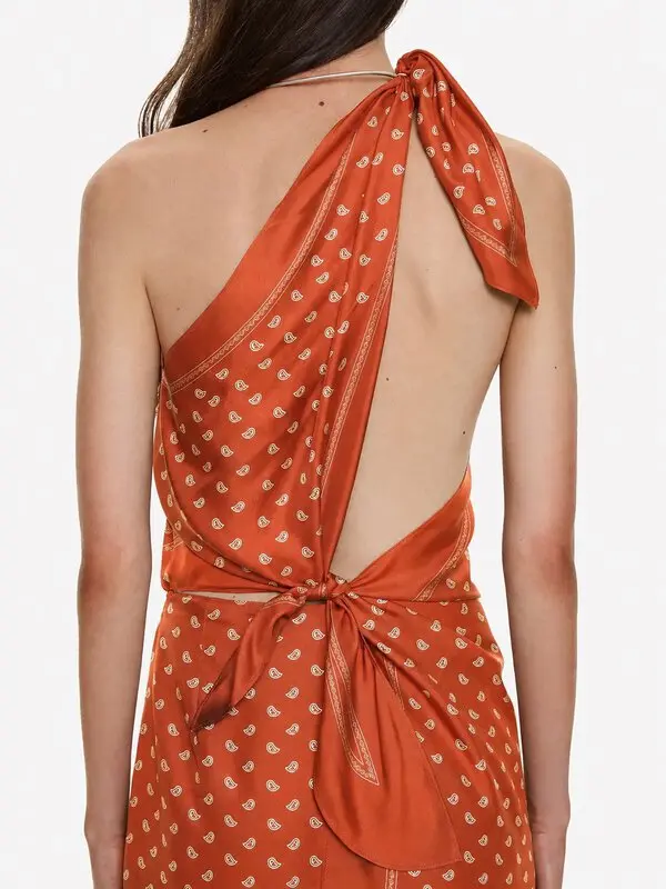 Christopher Esber Bandana Scarf Tie Dress