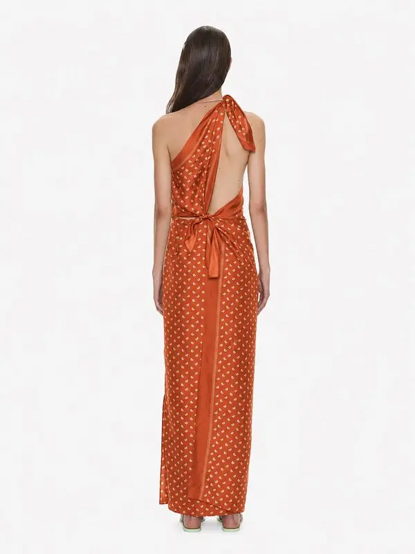 Christopher Esber Bandana Scarf Tie Dress