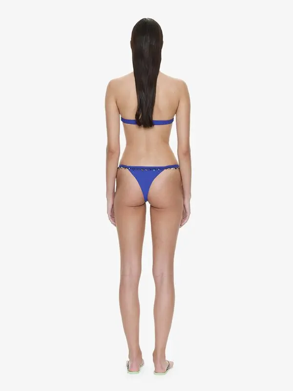 Christopher Esber Beach Quartz Minuscule Bikini Top - Indigo