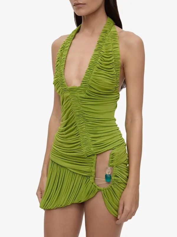 Christopher Esber Beach Glass Bubble Mini Dress