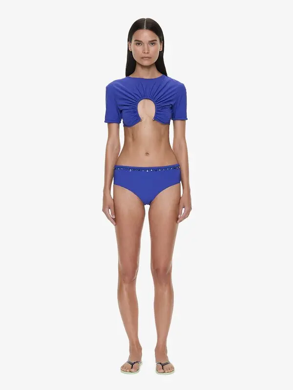 Christopher Esber Beach Quartz High Brief - Indigo
