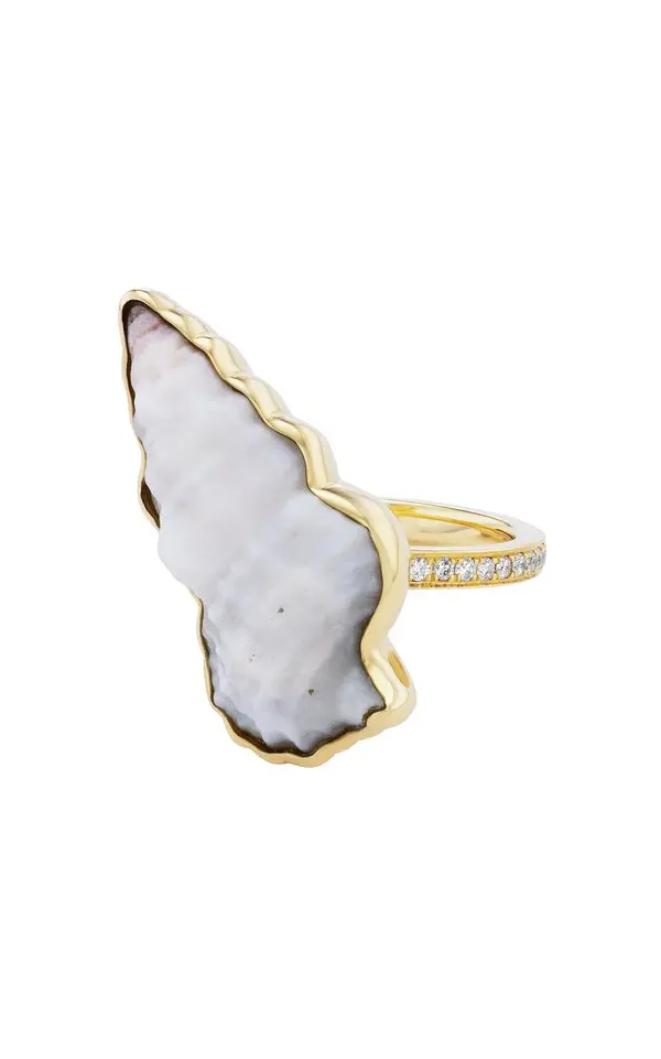 EMILY P. WHEELER 18k Yellow Gold Shell Ring