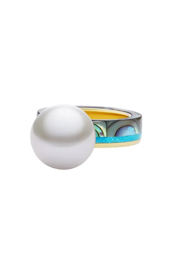 EMILY P. WHEELER 18k Yellow Gold Pearl Ring