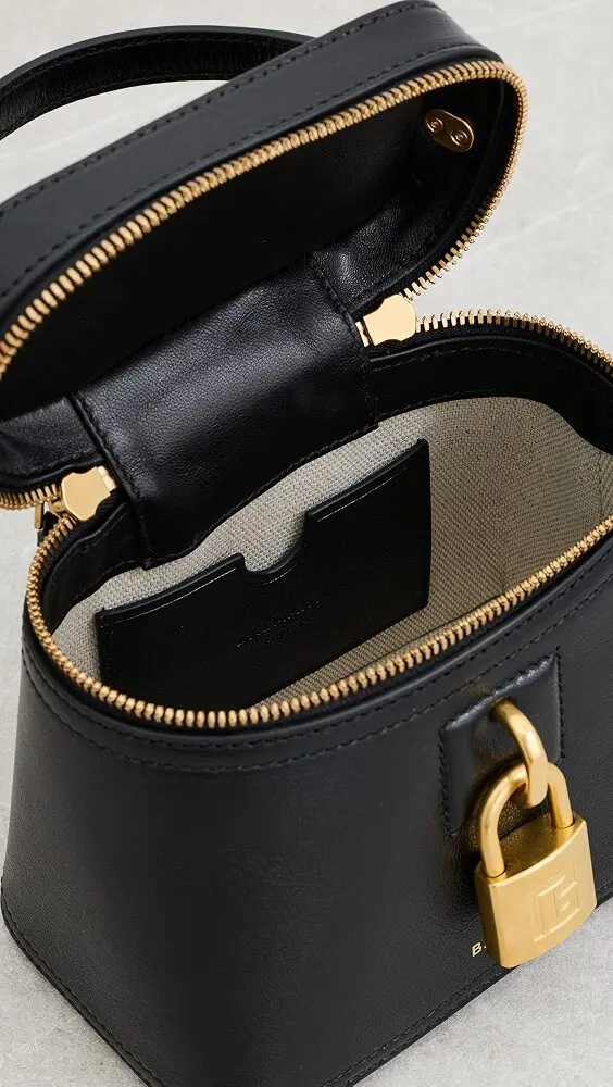 Balmain Pulse Buffalo Leather Vanity Bag