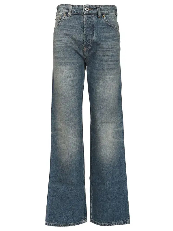 Miu Miu Five-pocket Denim Trousers - Blue