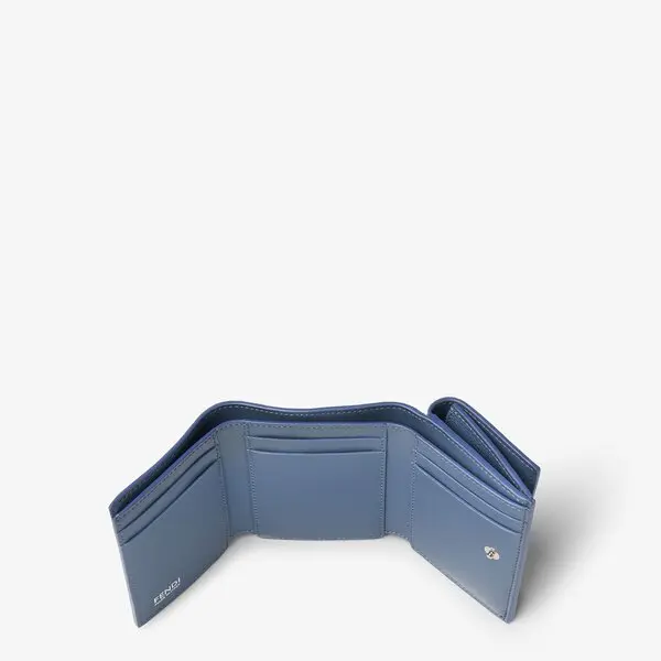 Fendi Ff Mini Trifold - Light Blue