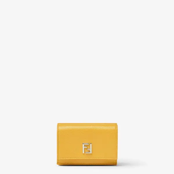 Fendi Ff Mini Trifold - Yellow