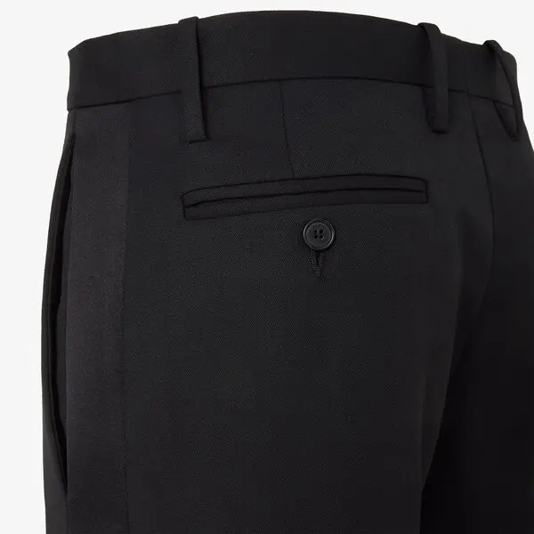 Fendi Tailored Wool Tuxedo Trousers