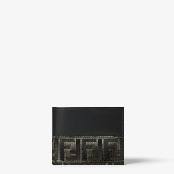Fendi Ff Jacquard Wallet - Brown