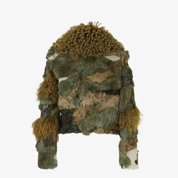 Fendi Shearling And Swakara Blouson