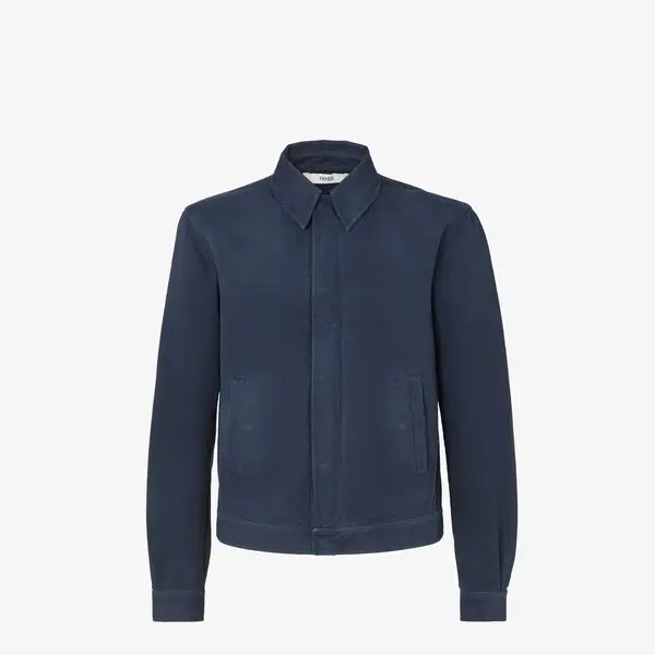 Fendi Cotton Blouson With Stencil Print