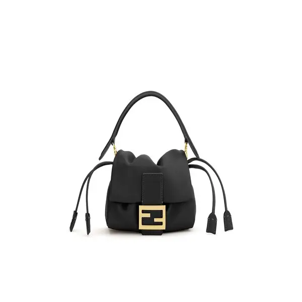 Fendi Baguette Soft Small Bag - Black