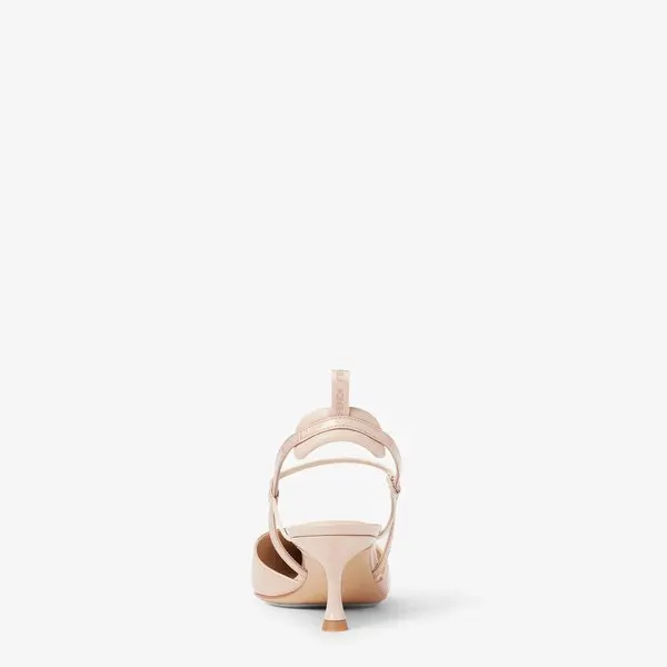 Fendi Colibrì Lite Patent Calf Leather Slingbacks