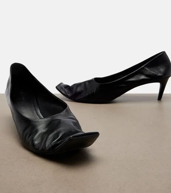 Khaite Marlene Leather Pumps